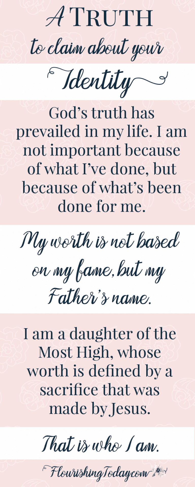 10 Powerful Scriptures on our Identity in Christ - Flourishing Today