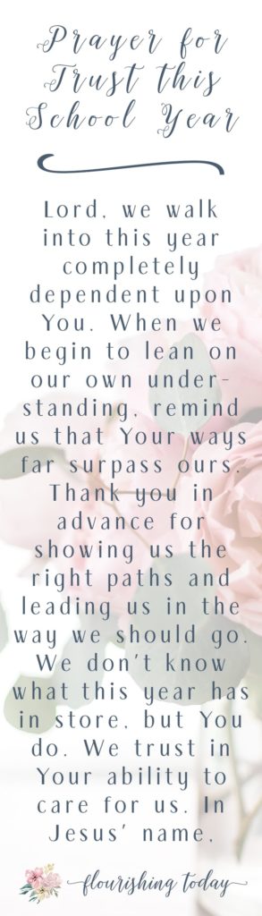 10 Promising Prayers to Start the New School Year - Flourishing Today