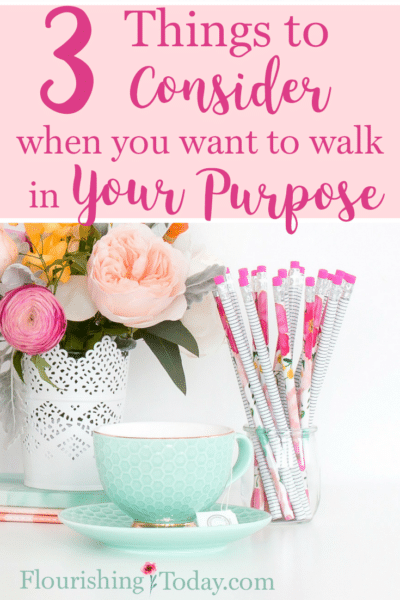 3 Things to Consider When You Want to Walk in Your Purpose ...