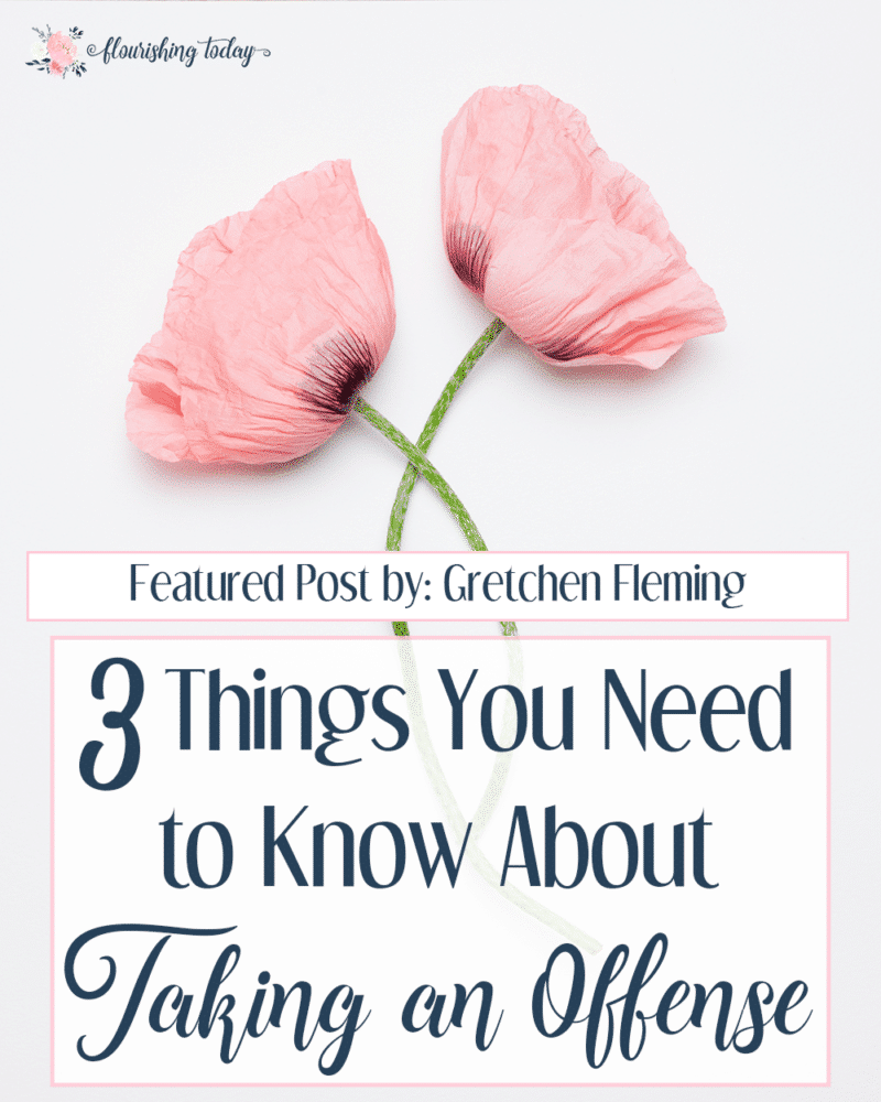 3 Things You Need to Know About Taking an Offense - Flourishing Today