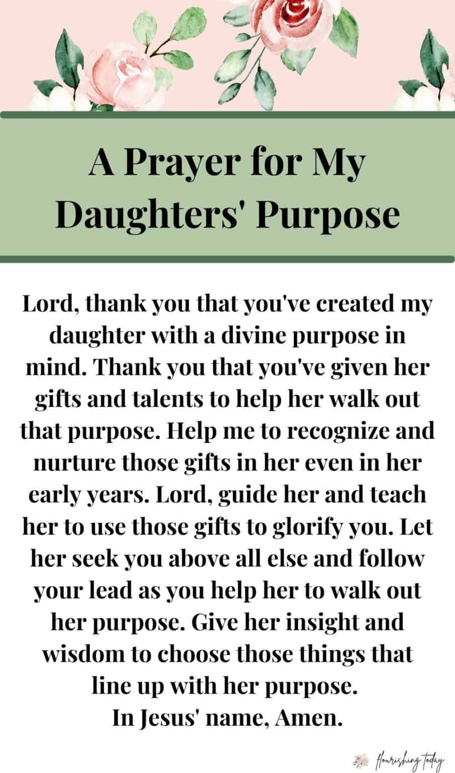 10 Powerful Prayers for Your Daughter (+ FREE Printables) - Flourishing ...